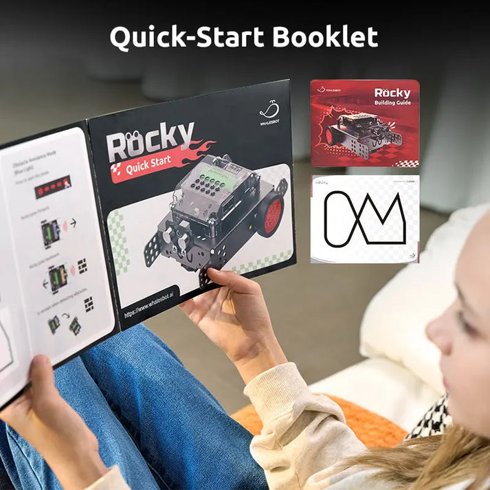 Rocky Robot Kit for 8 Years - WhalesBot APP Modular Coding - WhalesBot